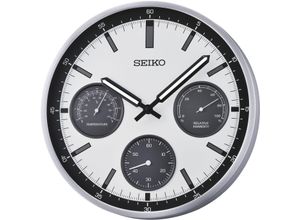 4517228839269 - Wanduhr SEIKO bunt (silberfarben weiß) Wanduhren B H L 49cm QuarzuhrLeuchtzeigerWohnzimmerEsszimmerKücheArbeitszimmerFlur 4517228839269 - Wanduhr SEIKO bunt (silberfarben weiß) Wanduhren B H L 49cm QuarzuhrLeuchtzeigerWohnzimmerEsszimmerKücheArbeitszimmerFlur