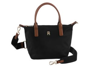8721222003335 - Tragetasche TOMMY HILFIGER POPETTE MINI TOTE Damen Gr B H T 30cm x 185cm x 14cm schwarz Leder Nylon Taschen Damen Umhängetasche Minibag mit abnehmbarem Umhängeriemen 8721222003335 - Tragetasche TOMMY HILFIGER POPETTE MINI TOTE Damen Gr B H T 30cm x 185cm x 14cm schwarz Leder Nylon Taschen Damen Umhängetasche Minibag mit abnehmbarem Umhängeriemen