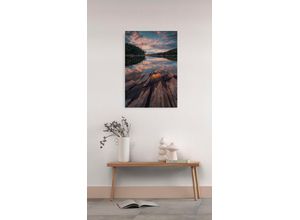 4055065031731 - Leinwandbild Keilrahmenbild - Swedish Structures - Größe 40 x 60 cm Baum Berge Blumen Blätter Foto Jahreszeiten Landschaft Meer Natur Palmen Strand (Packung 1 St) 40x60 cm (Breite x Höhe) Keilrahmenbild bunt