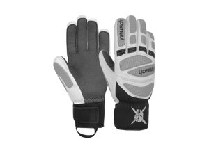 4060485500538 - Skihandschuhe REUSCH Worldcup Warrior DG Damen Gr 10 grau (weiß grau) 58% Polyester 42% Ziegenleder mehrfarbig Handschuhe mit winddichter atmungsaktiver Funktion 4060485500538 - Skihandschuhe REUSCH Worldcup Warrior DG Damen Gr 10 grau (weiß grau) 58% Polyester 42% Ziegenleder mehrfarbig Handschuhe mit winddichter atmungsaktiver Funktion