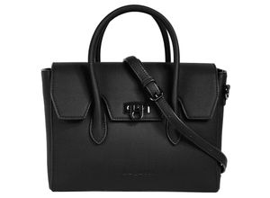 4250060374276 - Henkeltasche BUGATTI IRIA Damen Gr B H T 27cm x 18cm x 11cm onesize schwarz Polyurethan (PU) unifarben Taschen
