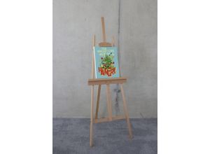 4055065032370 - Leinwandbild KOMAR Marvel Hangry - Größe 30 x 40 cm bunt (farbe rahmen braun farbe bild(er) bunt) B30cm H40cm T2cm Papier Holz Bilder Keilrahmenbild mit Echtholzrahmen Kinderzimmer