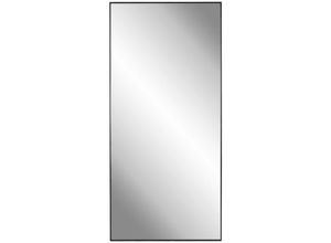 9010985092519 - Wandspiegel  Schwarz  Metall Glas Holzwerkstoff  rechteckig  100x200x25 cm  Reach Bsci  senkrecht und waagrecht montierbar