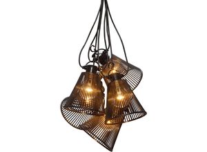 7318302333874 - KONSTSMIDE LED-Lichterkette Biergarten - Basis-Set Energieeffizienz G (A-G) schwarz Dioden 10 Stk Kabellänge 1085m x Gesamtlänge 20m Lichterketten inkl Dimmer E27 10 klare Birnen   bernsteinfarbene Dioden