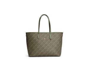 8721222623502 - Tragetasche TOMMY HILFIGER TH MONOPLAY LEATHER TOTE Damen Gr B H T 44cm x 27cm x 15cm oliv Leder Lederimitat Taschen Damen Schultertasche mit bedrucktem TH-Monogramm 8721222623502 - Tragetasche TOMMY HILFIGER TH MONOPLAY LEATHER TOTE Damen Gr B H T 44cm x 27cm x 15cm oliv Leder Lederimitat Taschen Damen Schultertasche mit bedrucktem TH-Monogramm