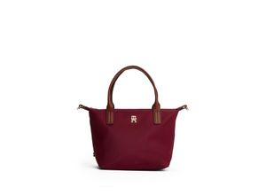 8721222001874 - Tragetasche TOMMY HILFIGER POPETTE MINI TOTE Damen Gr B H T 30cm x 185cm x 14cm dunkelrot Leder Nylon Taschen Damen Umhängetasche Minibag mit abnehmbarem Umhängeriemen 8721222001874 - Tragetasche TOMMY HILFIGER POPETTE MINI TOTE Damen Gr B H T 30cm x 185cm x 14cm dunkelrot Leder Nylon Taschen Damen Umhängetasche Minibag mit abnehmbarem Umhängeriemen