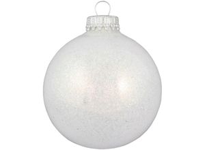 0024762032215 - Weihnachtsbaumkugel KREBS GLAS LAUSCHA CBK03221 Weihnachtsdeko Christbaumschmuck Christbaumkugeln Glas Weihnachtsbaumkugeln weiß (transparent weiß) Weihnachtskugeln aus Glas