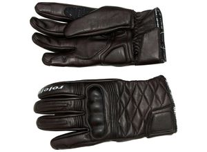 4251084707989 - Motorradhandschuhe ROLEFF RO 43 Gr L schwarz Handschuhe L Obermaterial 100% Rindsleder Innenfutter 100% Polyester winddicht