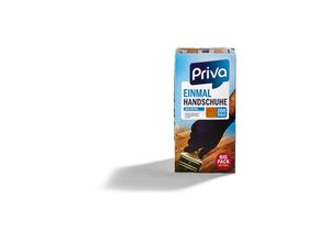4311536049743 - Priva Nitril Einweghandschuhe schwarz 200er Pack - Gr M
