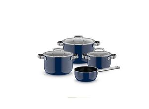 4000530762368 - Kochtopfset Fusiontec® Mineral PRO - Tim Raue Edition  Dunkelblau  Metall  4-teilig  24 cm20 cm16 cm  3 L5 L3 L  rund  30x33x60 cm 