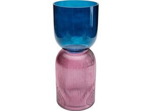 4025621522645 - Tischvase DESIGN Vase Marvelous Duo Blau Lila 40cm blau B165cm H40cm T165cm Glas Vasen