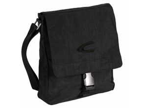 4250038282367 - Umhängetasche CAMEL ACTIVE Journey Kinder Gr B H T 22cm x 26cm x 7cm schwarz Nylon aufgeraut bestickt clean unifarben Taschen aus leichtem robusten Nylon funktional perfekt für alle Lebenslagen