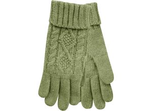 4042663077896 - Strickhandschuhe CAPELLI NEW YORK Damen grün (loden klassisch) Strick wärmend Materialmix Zopfmuster unifarben Handschuhe elegantes Zopfstrickmuster Umschlag am Bündchen Wollanteil 4042663077896 - Strickhandschuhe CAPELLI NEW YORK Damen grün (loden klassisch) Strick wärmend Materialmix Zopfmuster unifarben Handschuhe elegantes Zopfstrickmuster Umschlag am Bündchen Wollanteil