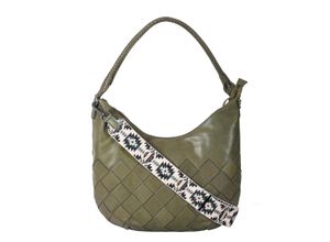 4046478089389 - Hobo HARBOUR 2ND Esterina Damen Gr B H T 33cm x 33cm x 14cm leaf Leder Taschen