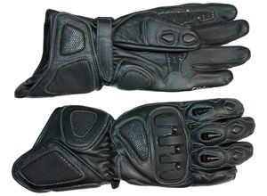 4251084708122 - Motorradhandschuhe ROLEFF RO 49 Gr M schwarz Handschuhe M Obermaterial 100% Rindsleder Innenfutter 100% Polyester winddicht