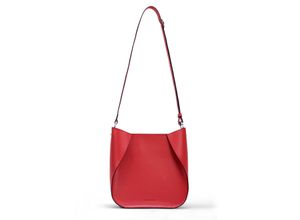 4053704055537 - Schultertasche GRETCHEN Erica Shoulderbag Damen Gr B H T 7cm x 27cm x 25cm rot Leder unifarben Taschen aus italienischem Rindsleder