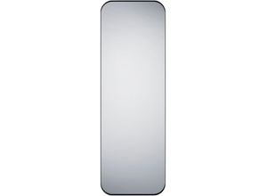 4251820307435 - Dekospiegel MIRRORS AND MORE Britney schwarz Spiegel B H T 50cm x 150cm x 28cm glänzend Metall Wandspiegel B50cm H150cm T28cm