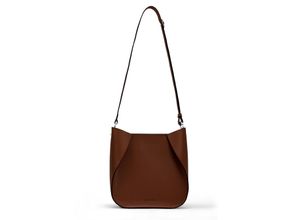 4053704055575 - Schultertasche GRETCHEN Erica Shoulderbag Damen Gr B H T 7cm x 27cm x 25cm braun Leder unifarben Taschen aus italienischem Rindsleder