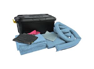 4262512392363 - eurokraft basic Leckage-Notfallset in Rollkoffer Bindung 75 l Ausführung Öl blau