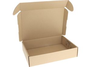 4251924773389 - Klappbox DHL-Kleinpaket 1-wellig braun Innenmaß 332 x 242 x 75 mm VE 35 Stk ab 20 VE kaiserkraft