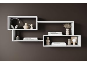 4068223977710 - Wandboard INOSIGN Wandregal Trio weiß H130cm T18cm FSC-zertifizierter Holzwerkstoff Regale Ideal als Bücherregal Dekoregal oder Ablage im Büro 4068223977710 - Wandboard INOSIGN Wandregal Trio weiß H130cm T18cm FSC-zertifizierter Holzwerkstoff Regale Ideal als Bücherregal Dekoregal oder Ablage im Büro