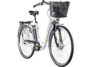 4260582293573 - Z517 E Bike Damenfahrrad 28 Zoll 155 - 190 cm mit 7 Gang Nabenschaltung Rücktritt Pedelec Hollandrad Citybike Nabenmotor