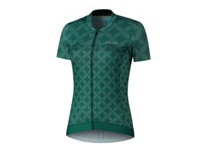 8717009454605 - Ws SAGAMI Short Sleeve Zip Jersey Green