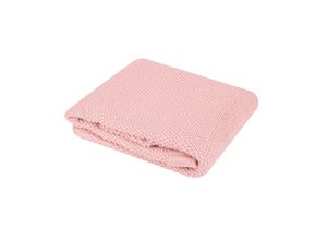 3800171215671 - Kikka boo Babydecke Dream Big gestrickt100% Baumwolle 100 x 75 cm Kuscheldecke rosa