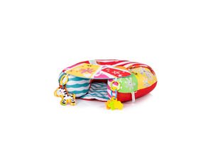 3800933001481 - Babykissen 2 in 1 Spielkissen Greiflinge Kuschelkissen Sitzkissen bunt