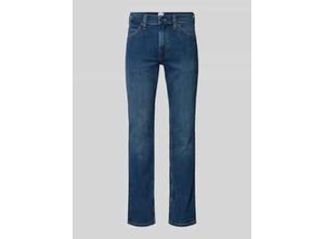 4058823437189 - Straight Fit Jeans mit Label-Patch Modell TRAMPER