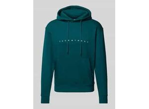 5715602830195 - Hoodie mit Label-Schriftzug