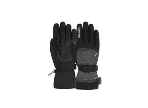 4060485345702 - Skihandschuhe REUSCH Alessia GORE-TEX Damen Gr 65 schwarz (schwarz grau) 90% Polyester 10% Ziegenleder mehrfarbig Handschuhe in wasserdichter Qualität 4060485345702 - Skihandschuhe REUSCH Alessia GORE-TEX Damen Gr 65 schwarz (schwarz grau) 90% Polyester 10% Ziegenleder mehrfarbig Handschuhe in wasserdichter Qualität