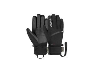 4060485435977 - Skihandschuhe REUSCH Blaster GORE-TEX Damen Gr 85 schwarz-weiß (schwarz weiß) 90% Polyester 10% Polyurethan mehrfarbig Handschuhe mit wasserdichter Membran
