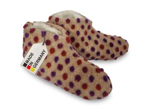 4262366132306 - NYVI Bettschuhe IamFlauschi – Kuschelig Warme Hausschuhe aus 100% Reiner Schafwolle FarbeKuschel Ecru Größe42   43