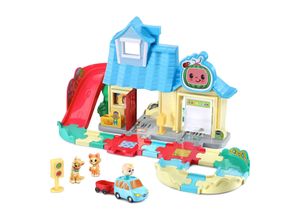 3417765579042 - VTech CoComelon Tut Tut Baby Flitzer JJs Spielhaus Lernset mit Auto und Tieren