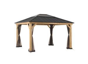 4262376580197 - Sunjoy Netz für Zedernholz Gazebo 393cm x 452cm