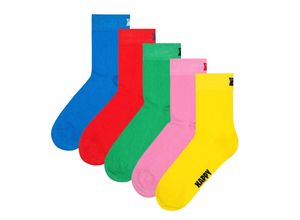 7333102781359 - Solid 1 2 Crew Socks Unisex Socken