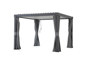 4262376580487 - Sunjoy Vorhang für Matterhorn Multi Pergola 306cm x 306cm