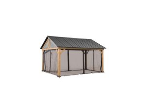 4262376580685 - Sunjoy Netz für Zedernholz Gazebo 404cm x 465cm