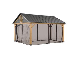 4262376580210 - Sunjoy Netz für Zedernholz Gazebo 336cm x 400cm