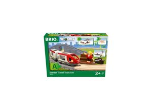 7312350360790 - BRIO World - 36079 Reisezug Starter Set A | 22-teiliges Holzspielzeugzugset für Kinder ab 3 Jahren
