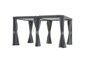 4262376580494 - Sunjoy Vorhang für Matterhorn Multi Pergola 306cm x 406cm