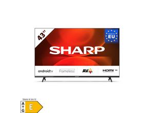5903802469936 - SHARP 43FH2EA - 43 Zoll Fernseher (108 cm) Full HD Android TV - LED Smart TV (HDMI Receiver Chromecast Bluetooth)