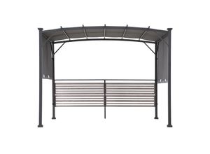 4262376580241 - Sunjoy Stoff Whirlpool Pergola TITOV - 270cm x 300cm grau