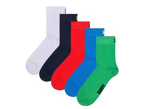 7333102781434 - Solid 1 2 Crew Socks Unisex Socken