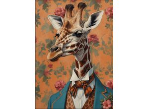 4019449529962 - Aludibondbild GIRAFFE IN SUIT