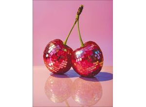 4019449529566 - Glasbild GLITTER CHERRY