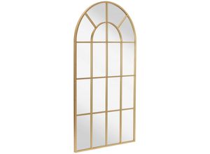 9010585548102 - Midyou Wandspiegel  Gold  Metall Glas Holzwerkstoff  rechteckig  100x180x3 cm  Bsci  Spiegel Wandspiegel