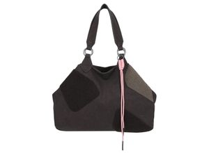 4059065276147 - Henkeltasche FRITZI AUS PREUSSEN Izzy Medium Limited Happy Damen Gr B H T 16cm x 34cm x 45cm anthrazit Polyurethan (PU) bestickt Taschen mit moderner und weicher Flockung 4059065276147 - Henkeltasche FRITZI AUS PREUSSEN Izzy Medium Limited Happy Damen Gr B H T 16cm x 34cm x 45cm anthrazit Polyurethan (PU) bestickt Taschen mit moderner und weicher Flockung