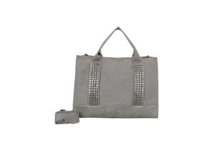 4059065276307 - Henkeltasche FRITZI AUS PREUSSEN Tote Bag Limited Rivet Damen Gr B H T 14cm x 29cm x 39cm stein Baumwolle unifarben Taschen mit markanten Nieten 4059065276307 - Henkeltasche FRITZI AUS PREUSSEN Tote Bag Limited Rivet Damen Gr B H T 14cm x 29cm x 39cm stein Baumwolle unifarben Taschen mit markanten Nieten